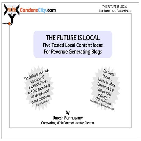 Five Tested Local Content Ideas For Revenue Generating Blogs | PDF ...