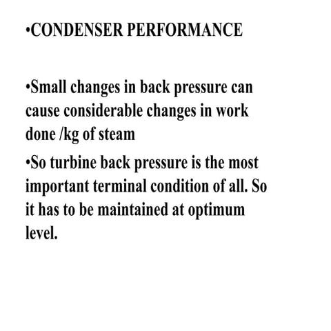 Condenser-Performance of Thermal power plant | PPT