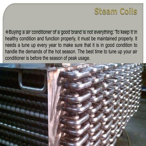 Condenser coils | PPTX