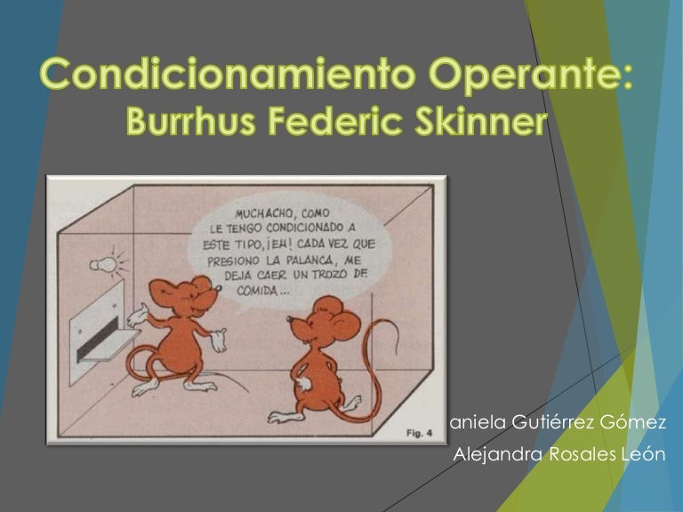 Condicionamiento operante según B.F Skinner