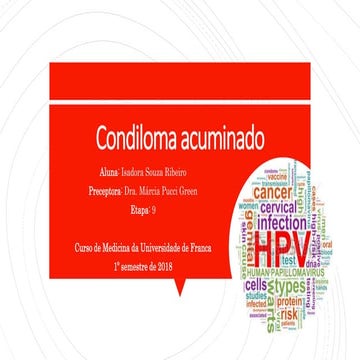 Condiloma acuminado | PPTX