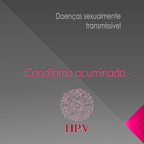 Condiloma acuminado hpv | PPT