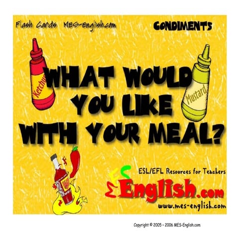 Condiments | PPT