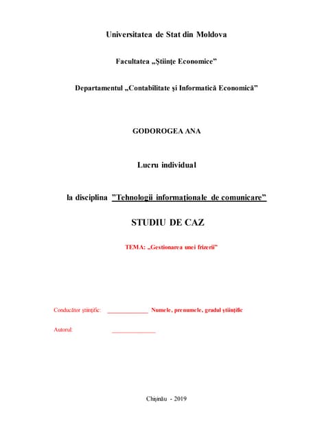 Cerinte proiect | DOC