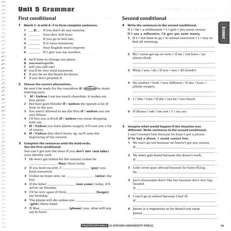 Conditional sentences 1 2 3 | PDF