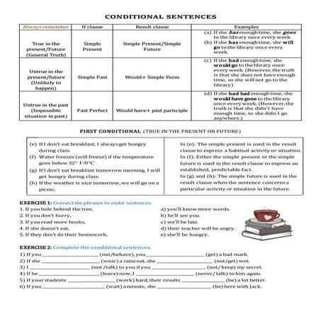 Conditional sentences- | PDF