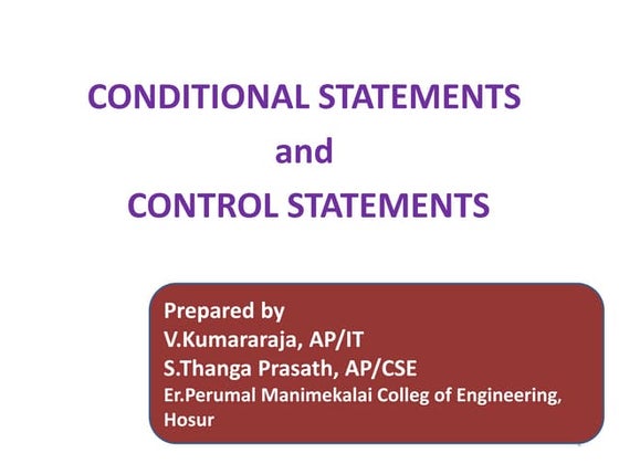 Looping Statement In Python Ppt 5297