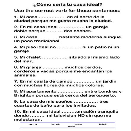 Lesson plan- Conditional verb in Spanish | DOCX
