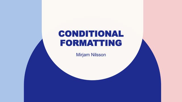 Conditional formatting color scales.pptx Conditional formatting color scales.pptx