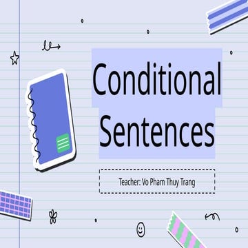 Conditional Sentences Grade eleven for students | PPT