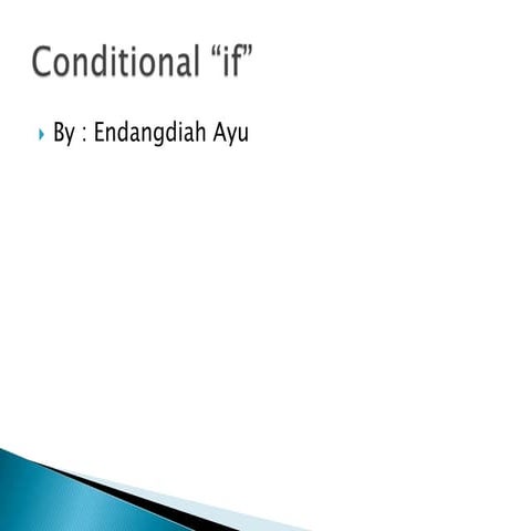 Conditional if | PPT