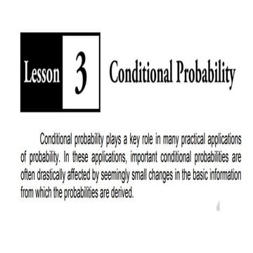 conditional probability of dependent and dependent | PPTX