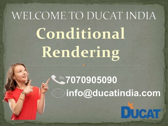 Conditional Rendering and rendering list in LWC | PPT Conditional Rendering and rendering list in LWC | PPT