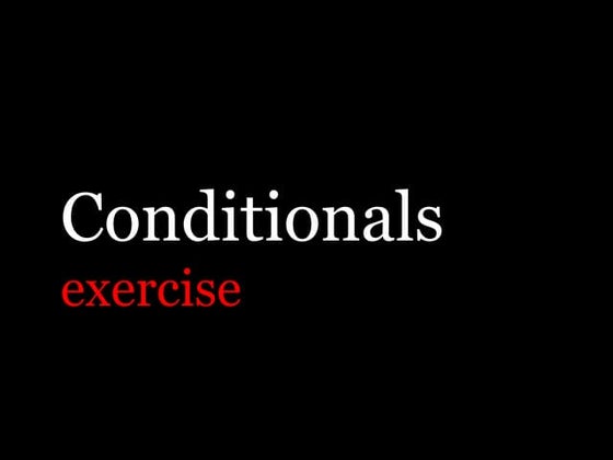 First Conditional | PPT