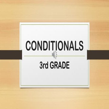 Conditionals | PPT