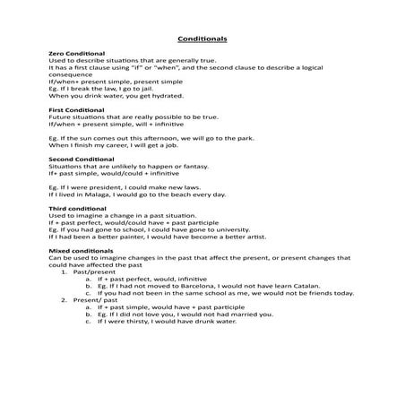 Mixed conditionals presentation | PPTX