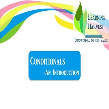 Conditionals: an introduction | PDF | Food & Drink
