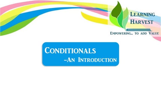 Conditionals | PPT