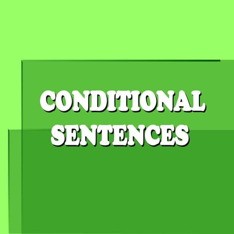 Zero Conditional | PPT