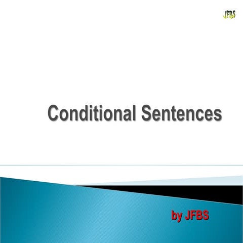 Conditional sentence | PPT