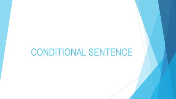 Conditional sentences | DOCX
