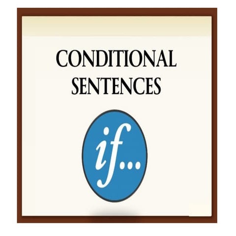 Conditional sentences | PPT
