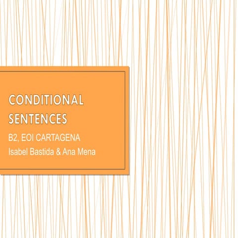 Conditional sentences | PPT | Wedding | Personal Celebrations & Life Events