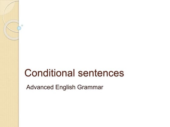Lesson 25 _Conditional Sentences.ppt