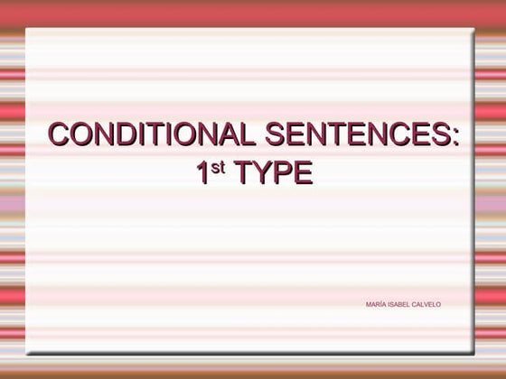 zero Conditional | PPT