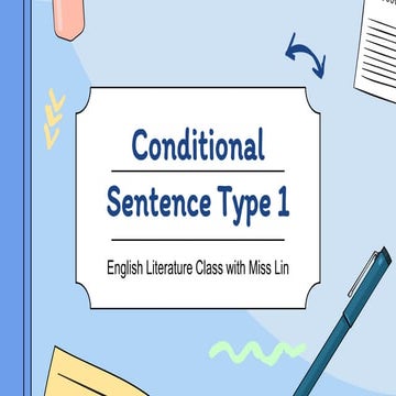 Conditional Sentence Type 1.pptx