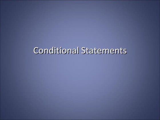 Conditional and biconditional statements | PPT Conditional and biconditional statements | PPT