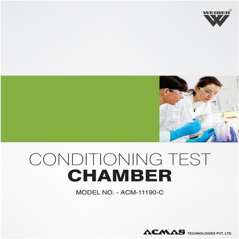 Conditioning test chamber | PDF