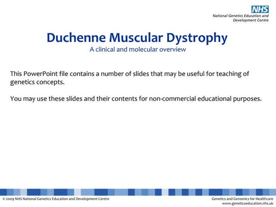 Duchenne Muscular Dystrophy (DMD) | PPT