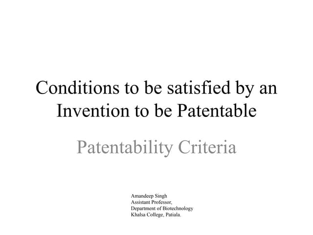 Patentable and Non-Patentable inventions.pptx