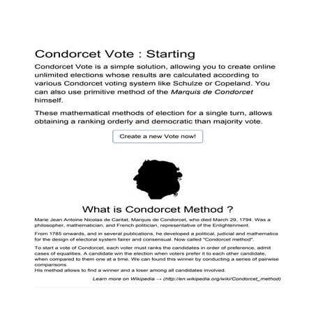 Condorcet method | PDF