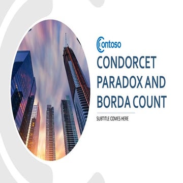 Condorcet paradox borda count explained | PPT