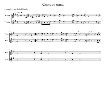 Condor pasa-partitura | PDF