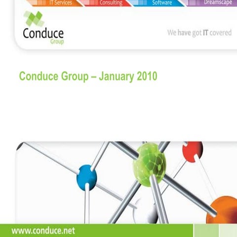 Conduce Group Capability January 2010 | PPT