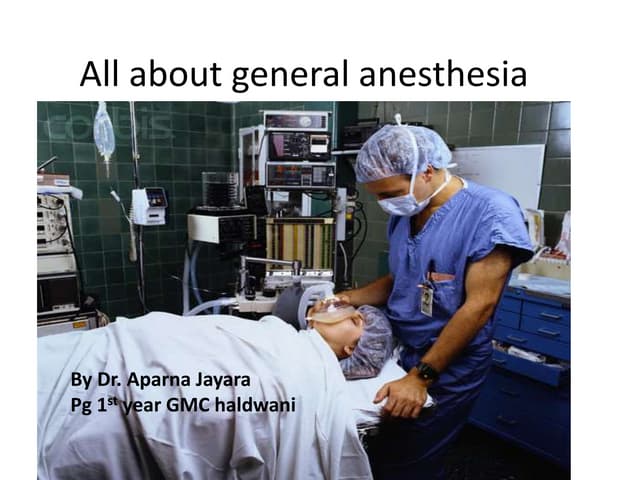Anesthesia | PPTX