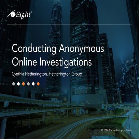 How to Use Open Source Intelligence (OSINT) in Investigations | PPTX