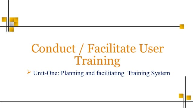 Training design document - Template 1 | DOCX