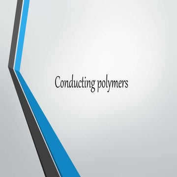 CONDUCTING POLYMERS | PPT