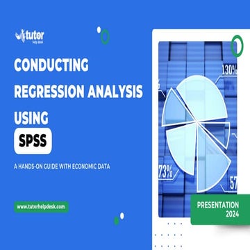 Conducting Regression Analysis Using Spss A Hands On Guide With Ppt