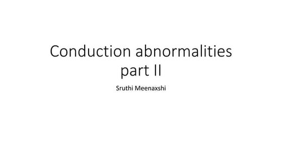 Pathology of Heart and in its conduction. | PPT