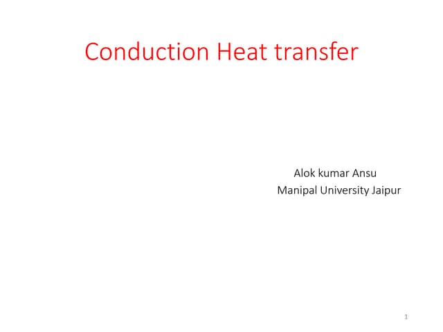Heat transfer fundamentals | PPT