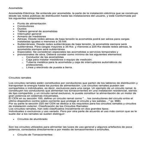 Cuadro de cargas y planos | DOCX