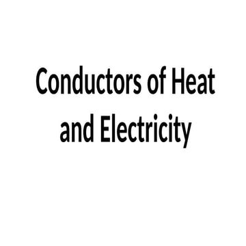 CONDUCTOR INSULATOR in science grade five | PPTX