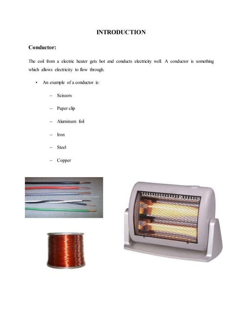 Types of conductor | PPTX