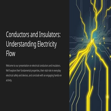 Electrical Conductors And Insulators | PPT