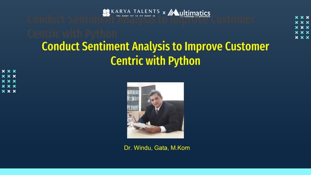 Conduct Sentiment Analysis To Improve Customer Centric With Pythonpdf 6619